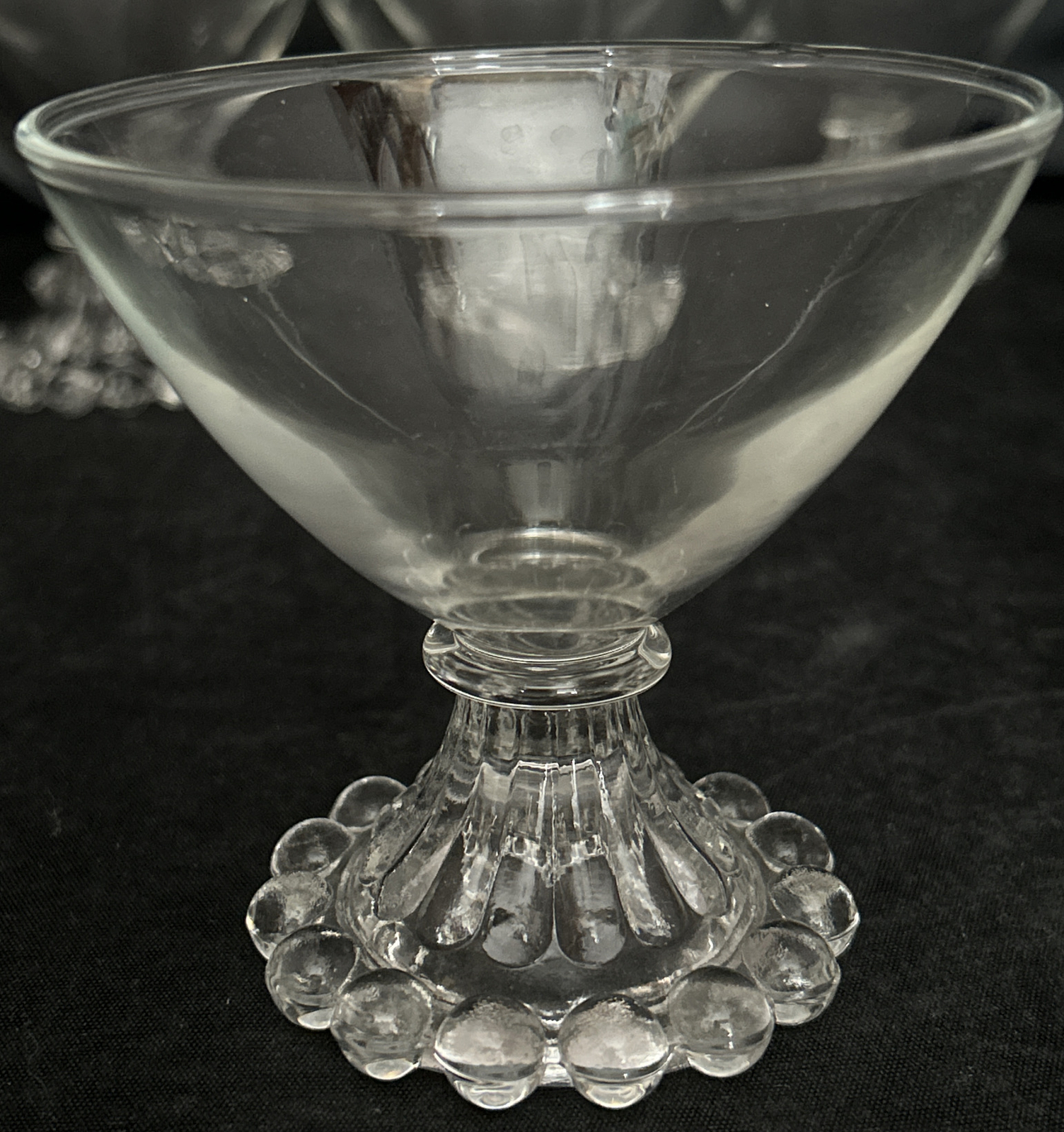 ANCHOR HOCKING Berwick Boopie Clear Champagne Tall Sherbet Glass Set of ...