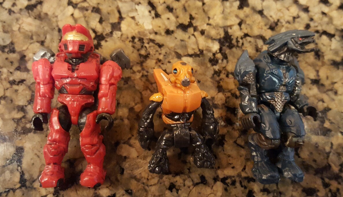 Halo Mega Bloks Megabloks Minifigures Minifigs w/ Rare Figures | eBay