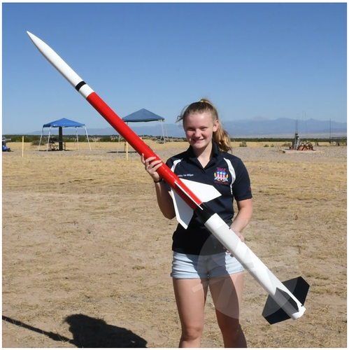 Apogee Rockets Terrier-Sandhawk High-Power 2-Stage Model Rocket Kit ...