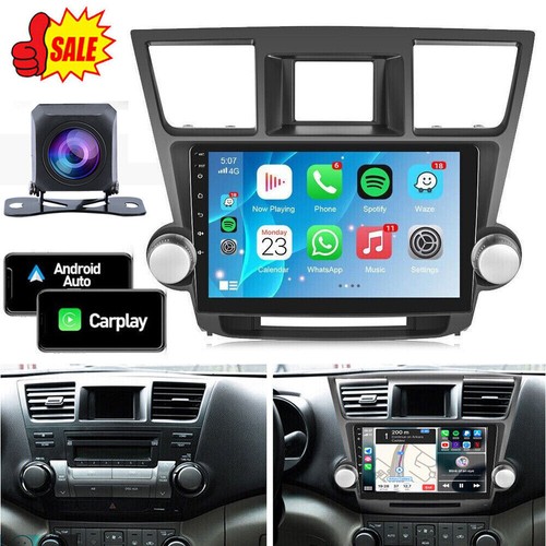 For 2008-2012 Toyota Highlander Apple Carplay Car Radio Android 12 GPS JBL 32G | eBay