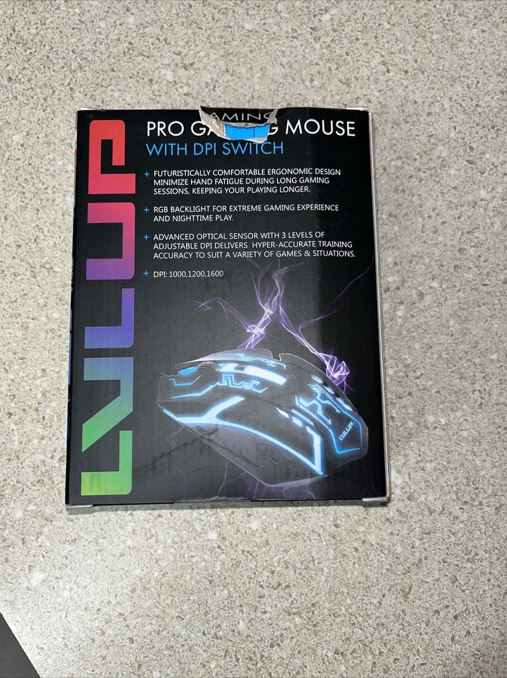 Vivitar LVLUP Pro **Gaming Mouse** with DPI Switch **RBG** Backlight | eBay