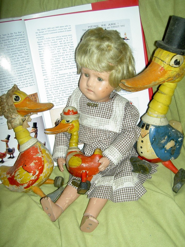 Antique Schoenhut HUMPTY DUMPTY Ringmaster jointed circus figure toy ...