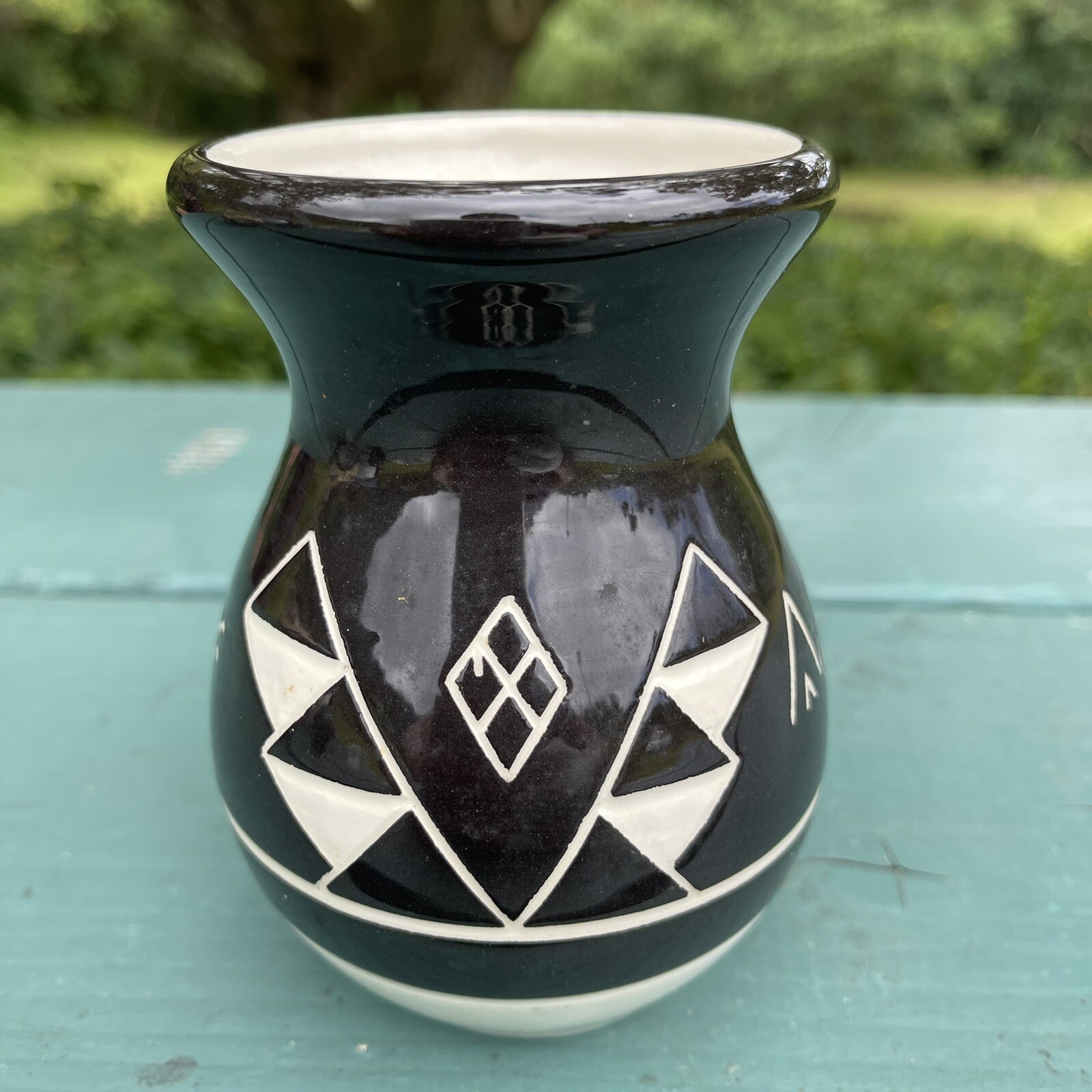 Sioux Pottery Vase Signed Brave Hawk Pottery Native American Vintage | eBay