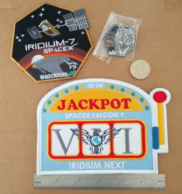 Authentic/Original USAF VAFB 30SW Spacex Falcon 9 Iridium-7 Launch ...