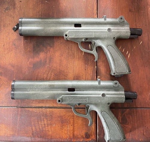 2 Vintage Splatmaster The Survival Game Paintball Marker Hand Gun ...