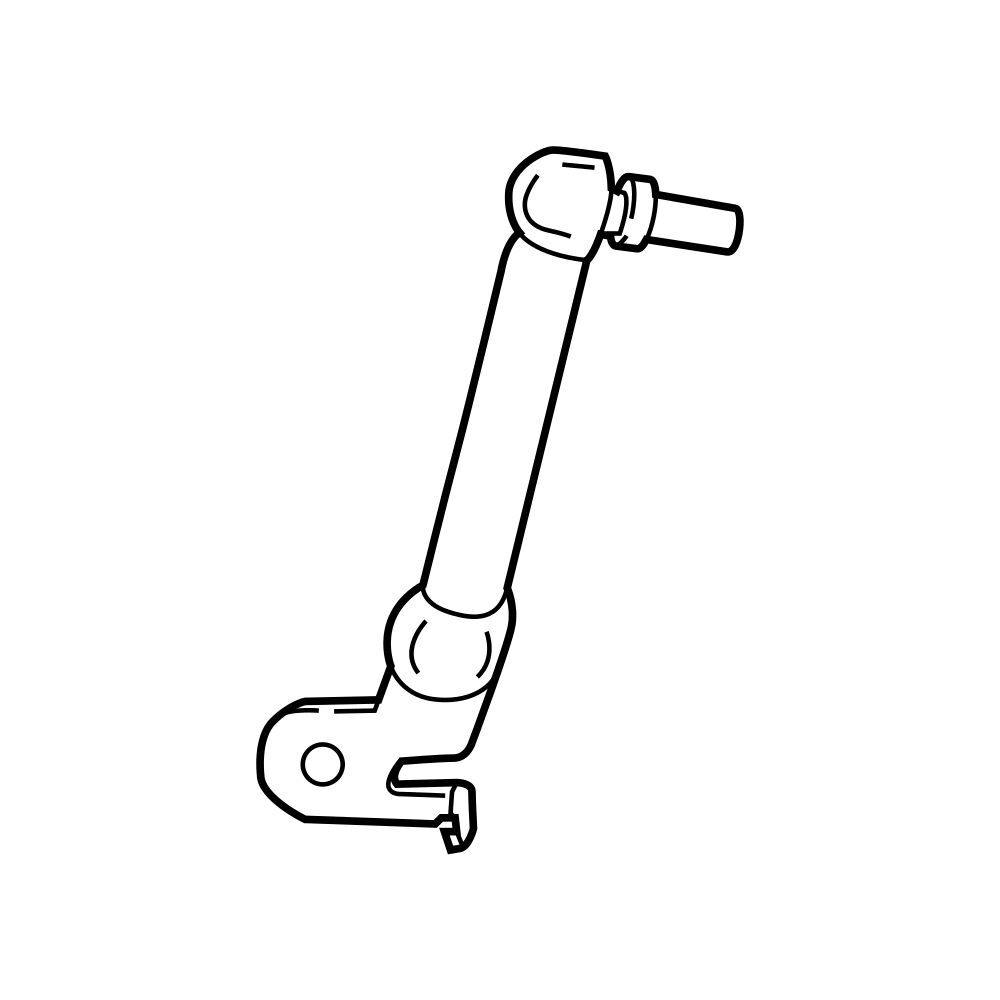 Genuine OEM Rear Right Headlight Level Sensor Strut Support For BMW ...