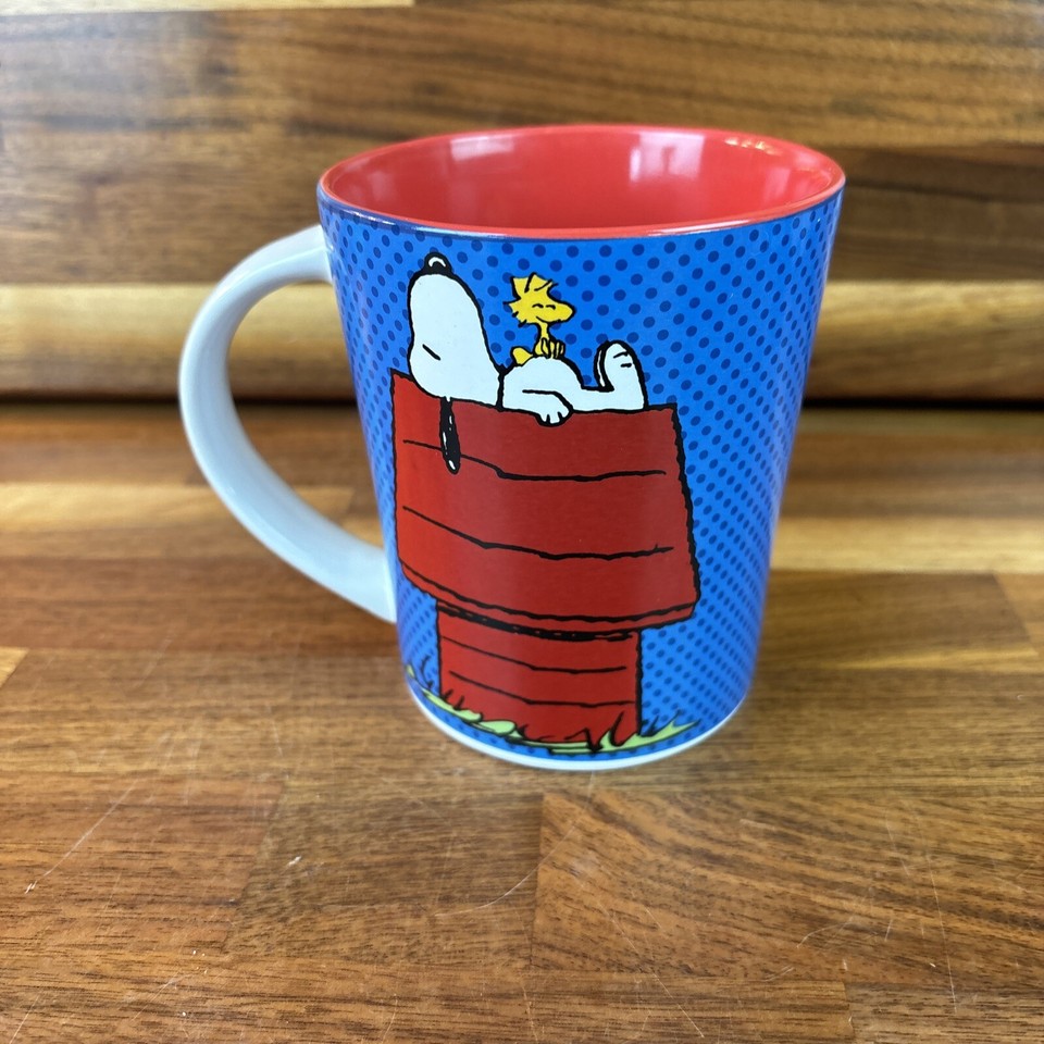 Gibson Overseas Peanuts Snoopy 17oz Ceramic Mug Snoopy and Woodstock ...