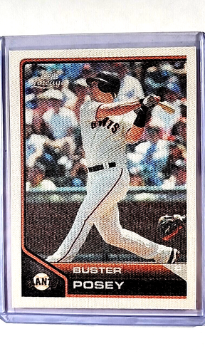 2011 Topps Lineage Cloth Stickers #TCS3 Buster Posey San Francisco ...