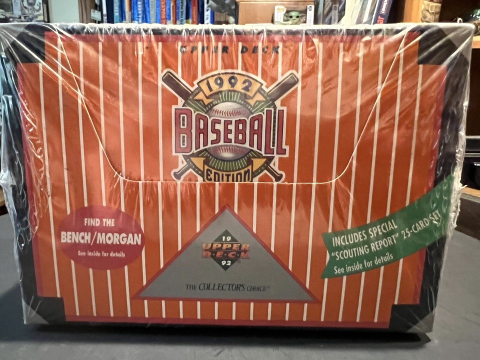 1992 Upper Deck High Series Find the Bench/Morgan Jumbo Baseball Pack ...