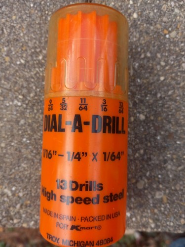 Vintage Dial - A - Drill Bit Storage Container | eBay