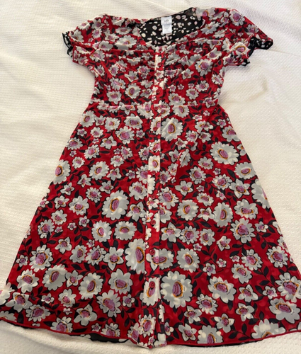 Cabi women’s Size S cottage core button up the front fairy dress ...
