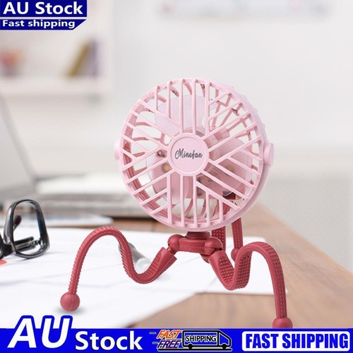 USB Air Cooler Fan Night Light Modes Octopus Travel Fans Mute for ...