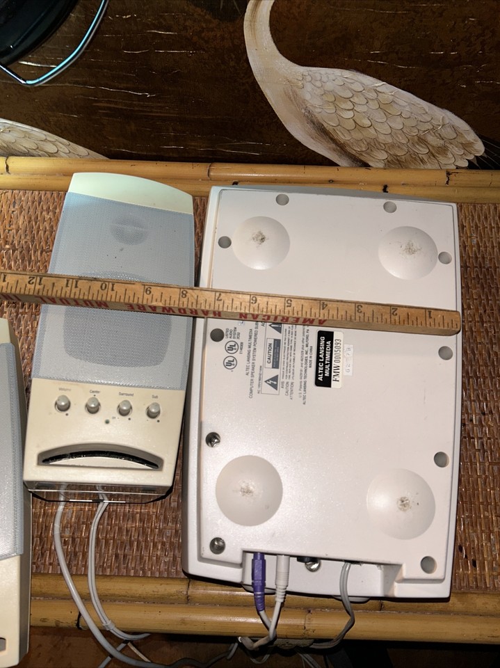 Gateway 2000 Altec Lansing ACS 410 computer speakers with subwoofer ...
