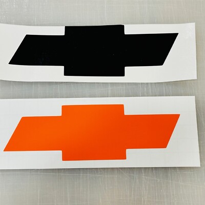Solid Chevy Bowtie Vinyl Decal Many Szs Colors NOT FOR EMBLEMS | eBay
