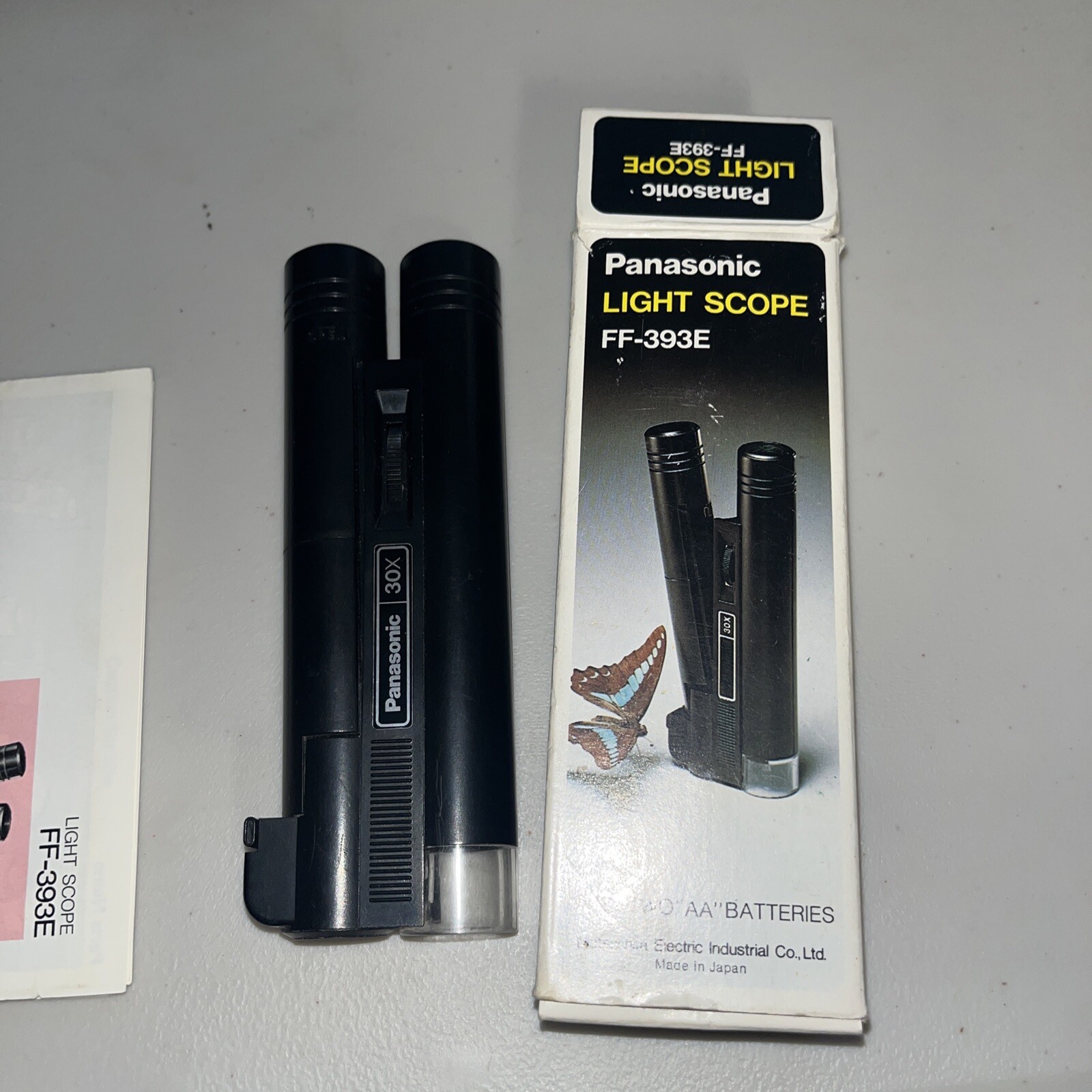 Panasonic Light Scope Ff-393e 30x Optic Microscope Complete With Case ...