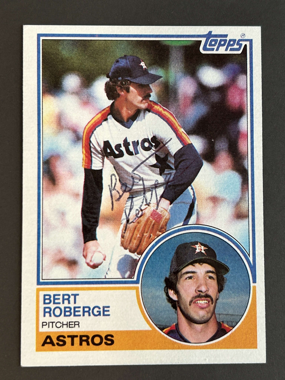 Bert Roberge Autograph Signed 1983 Topps Houston Astros | eBay