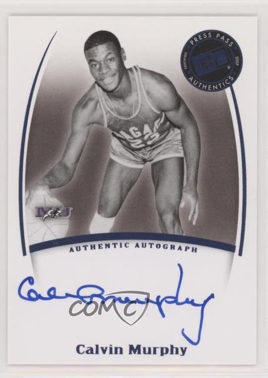 2007-08 Press Pass Legends - Saturday Signatures Calvin Murphy (AU) for ...