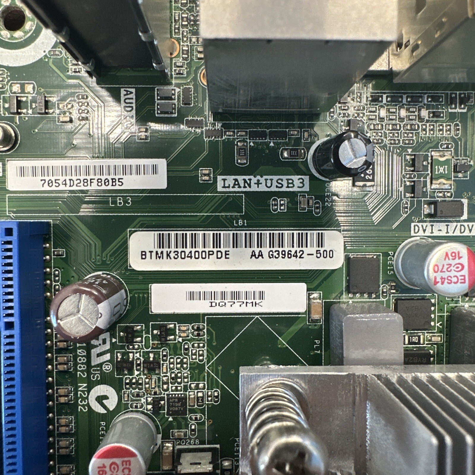 Intel+Desktop+Board+Dq77mk+G39642-500+Motherboard+Socket+1155 for sale ...