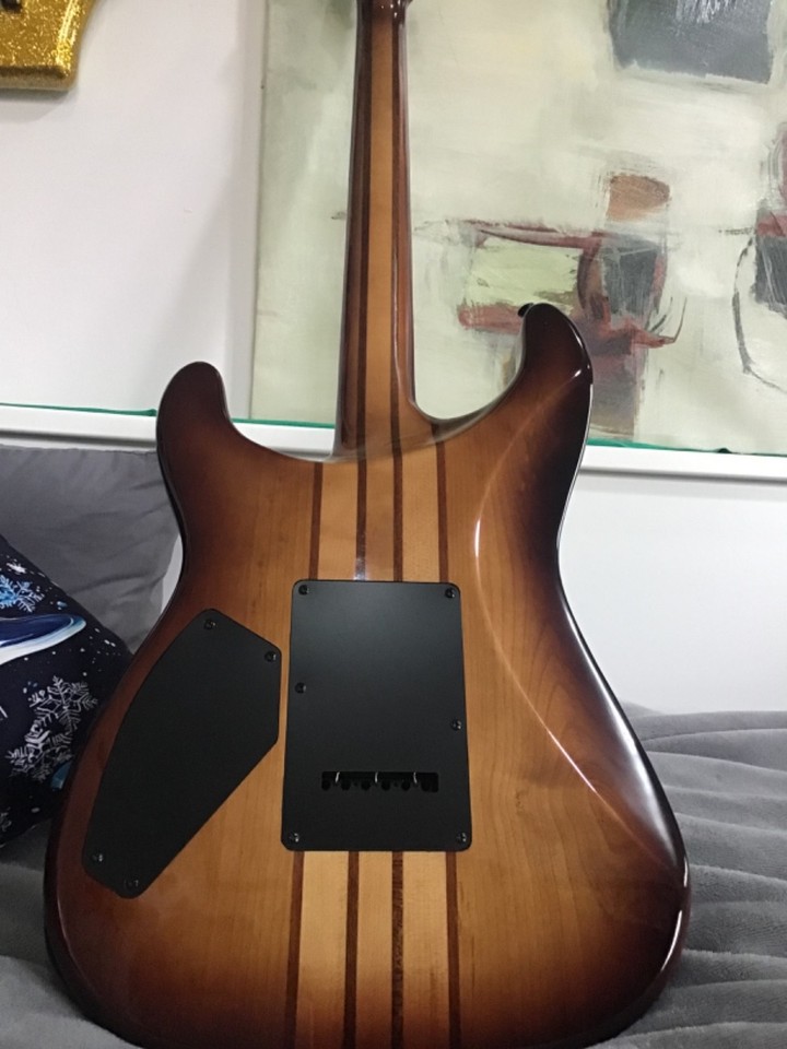 MAZETI~AE-SA3/NECK THROUGH BODY/ SOLID ALDER -Great Condition 💥 | eBay UK