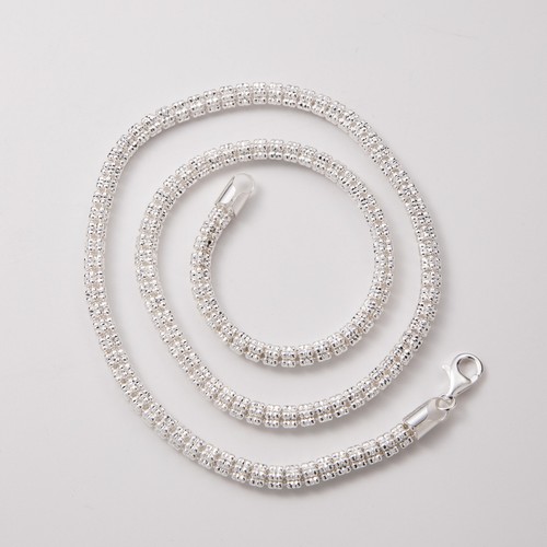 5mm Diamond-Cut Ice Link Chain Sterling Silver 925 Italy All Sizes | eBay