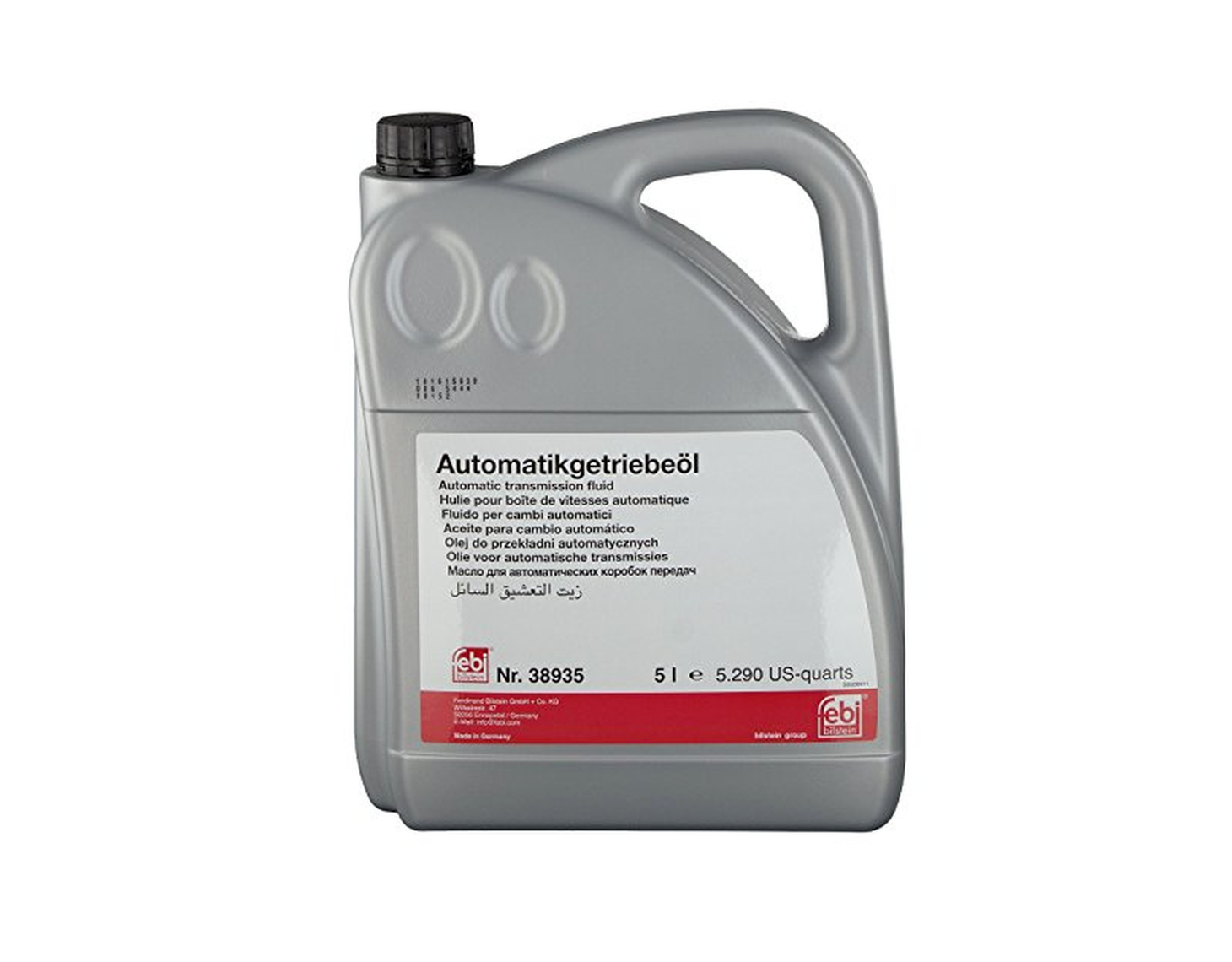 5 LiTer FEBI ATF Automatic Transmission Oil Fluid For AUDI BMW JAGUAR ...