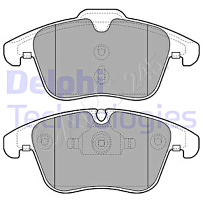 DELPHI Disc Brake Pad Set For JAGUAR S-Type Xf Sportbrake Xj Coupe ...