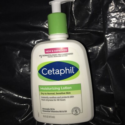 New Cetaphil Moisturizing Lotion Dry To Normal Sensitive Skin 16 Fl Oz ...