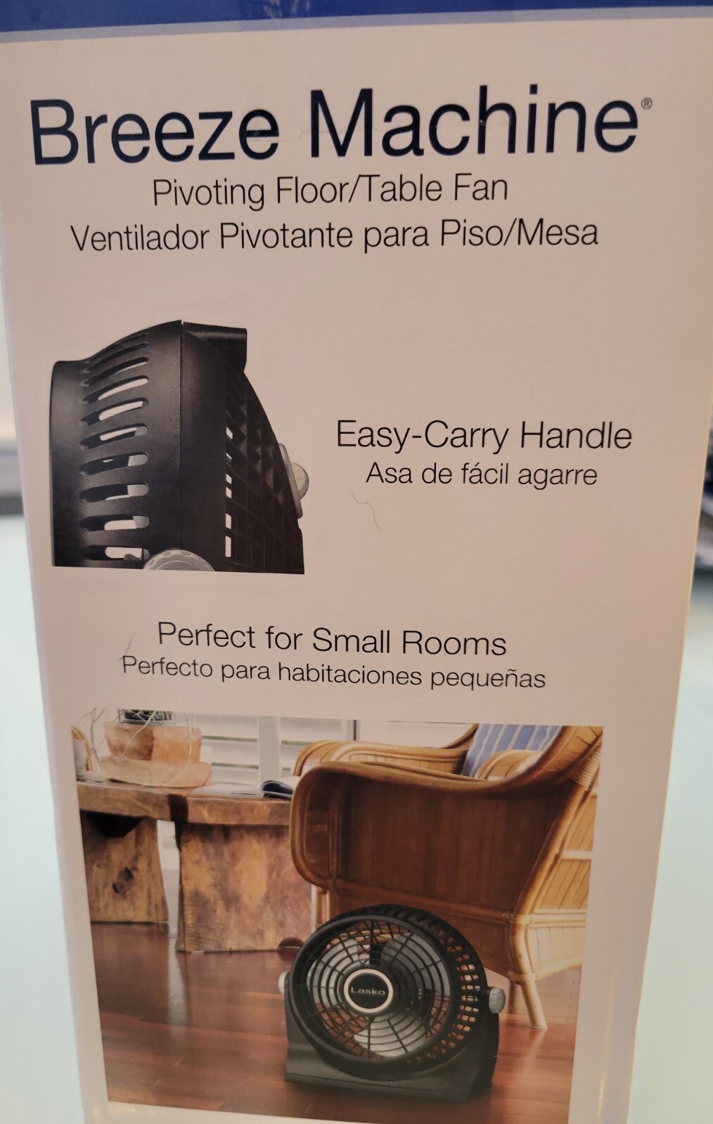 Lasko Breeze Machine 2 Speed Pivoting Floor/table Fan | eBay