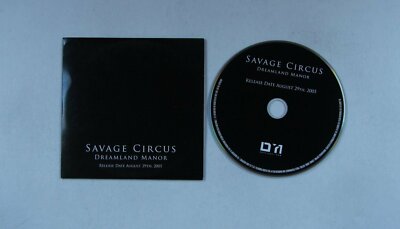 Savage Circus Dreamland Manor GER Adv Cardcover CD 2005 Heavy Metal ...