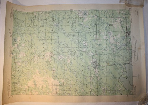 Vintage USGS Map Monico, WI 1940 | eBay