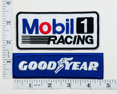 Embroidered 2-Patch Set - Racing - Iron-on - NASCAR - Mobil 1 ...