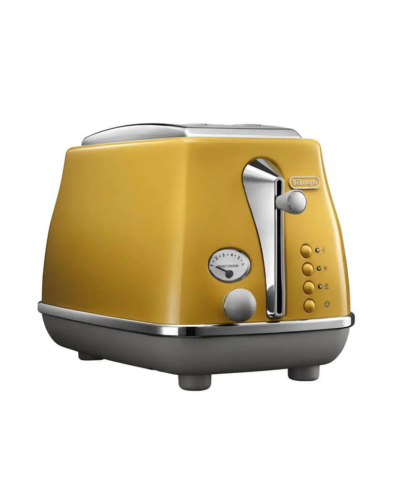 Delonghi Icona Capitals 2 Slice Toaster - New York Yellow 8004399762695 ...
