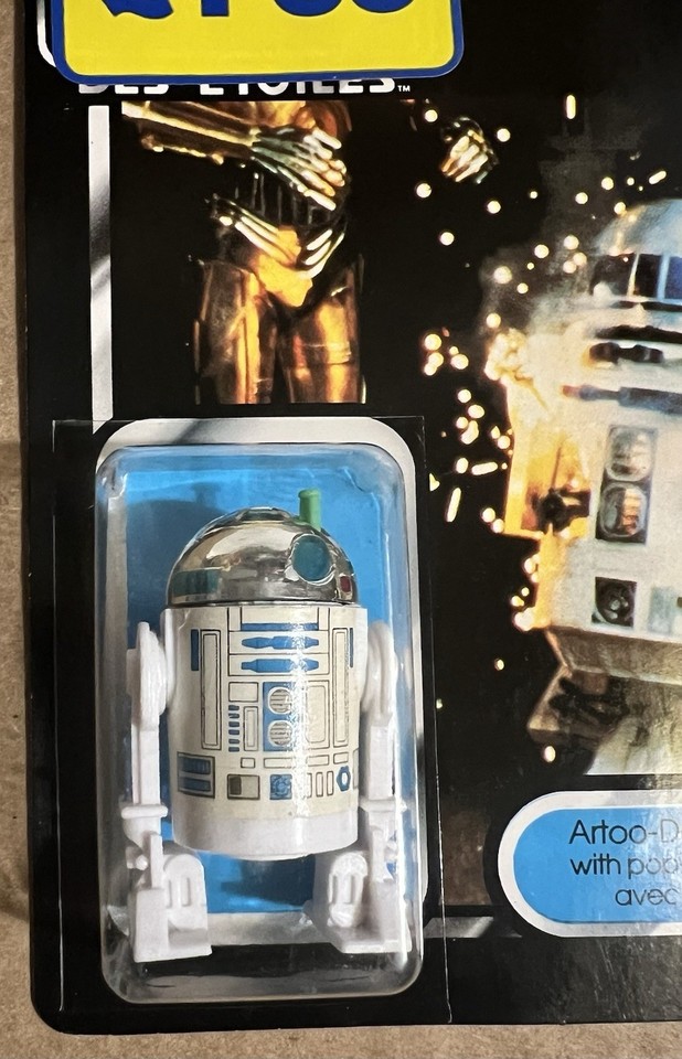 Vintage Star Wars Tri-Logo POTF Pop-up Lightsaber R2-D2 MOC 1984 ...