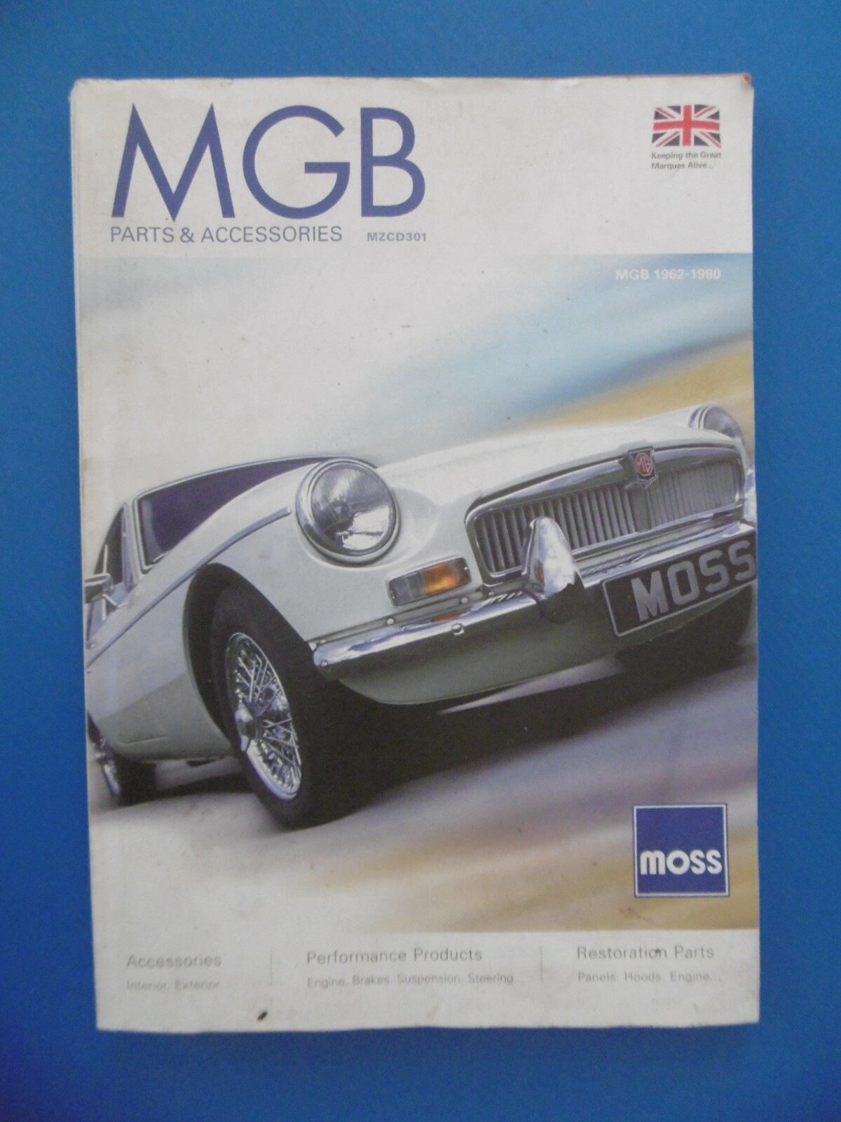 MGB - PARTS & ACCESSORIES - MGB 1962/1980 -PARTS & ACCESSORIES -MOSS ...