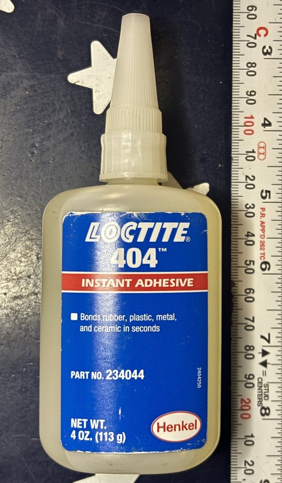 Loctite 404 Quick Set Instant Adhesive 4 OZ (113g) 234044 4OZ. 1xBottle ...
