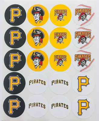 SET of 40- 2" PITTSBURGH PIRATES ADHESIVE STICKERS.Baseball | eBay
