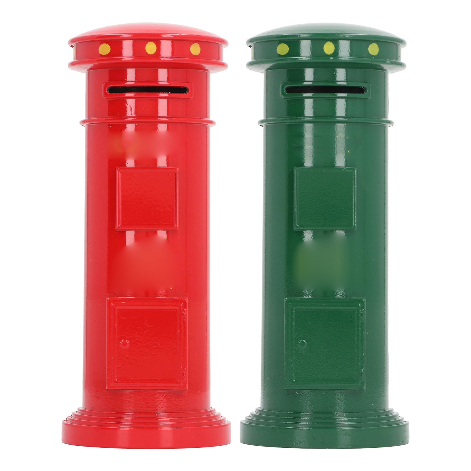 Vintage Metal Mailbox Piggy Bank Coin Saver Safe Box for Nostalgic Home ...