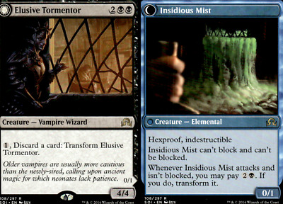 Magic the Gathering-MTG-Elusive Tormentor/Insidious Mist | eBay