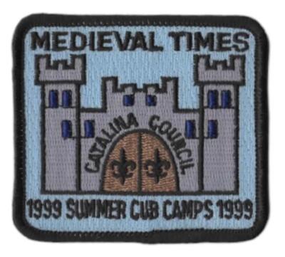1999 Summer Cub Camps Medieval Times BSA Patch BLACK Bdr. [VA-2678] | eBay