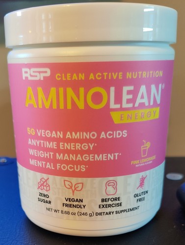 RSP Aminolean - All-In-One Natural Pre Workout, Amino Energy, Weight ...