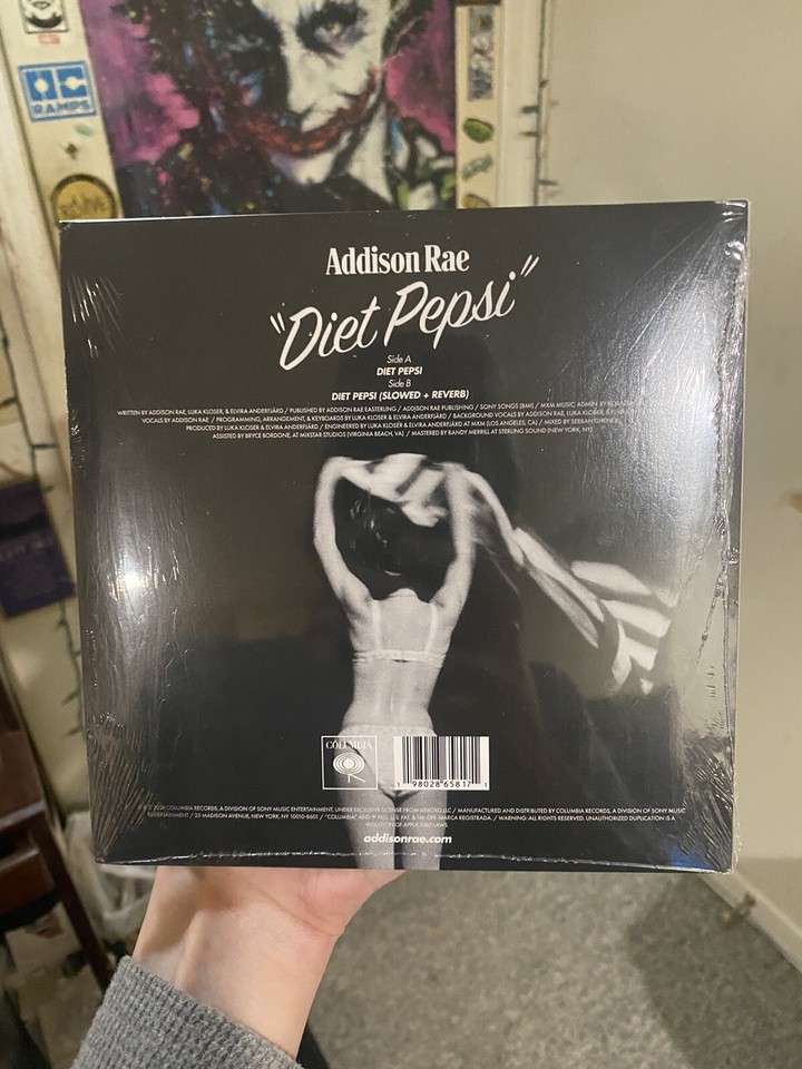 Addison Rae Diet Pepsi Vinyl - Signed | eBay