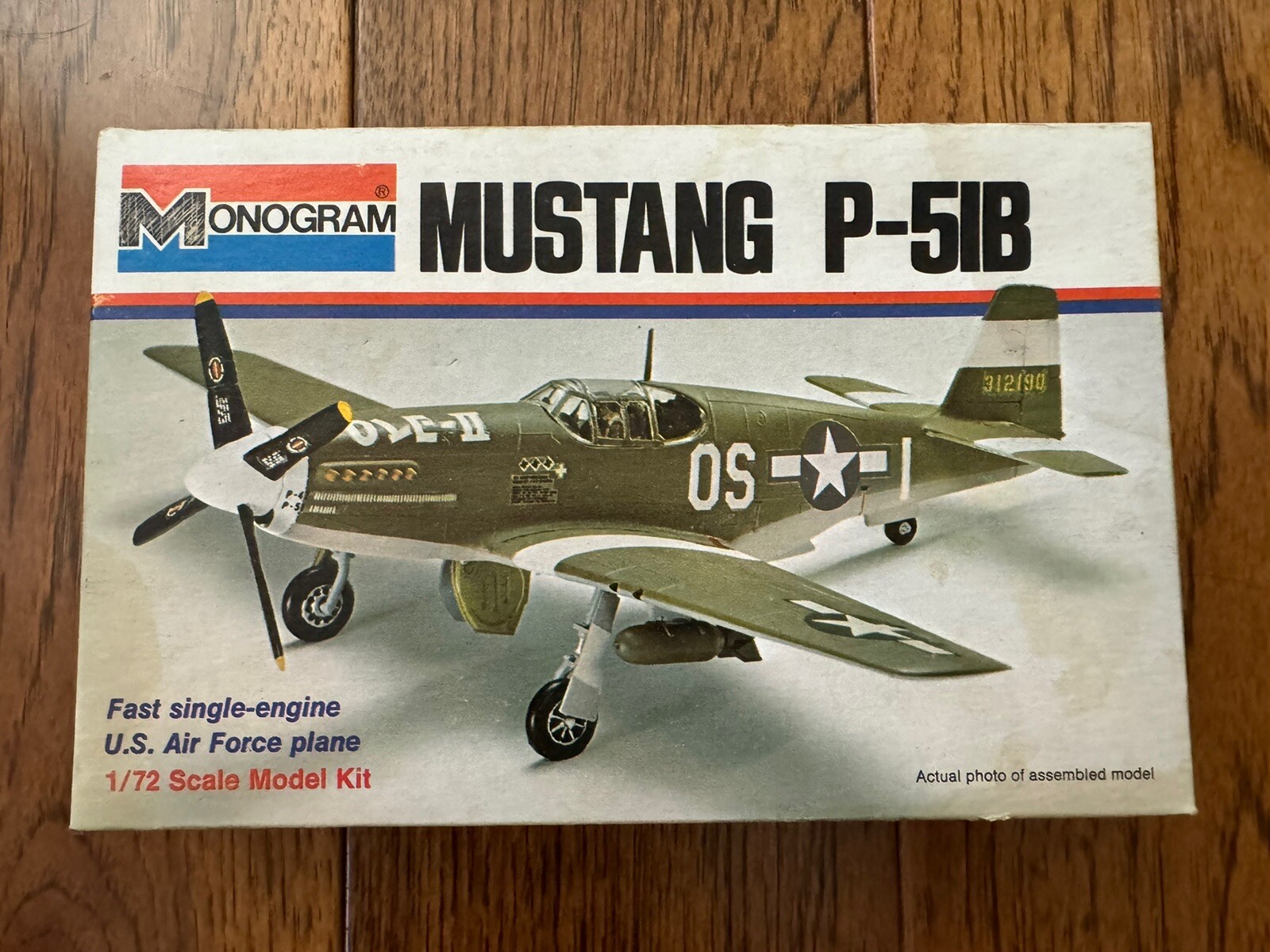 Vintage Monogram Mustang P-51B 1/72 Scale Model Airplane Kit 6788 | eBay