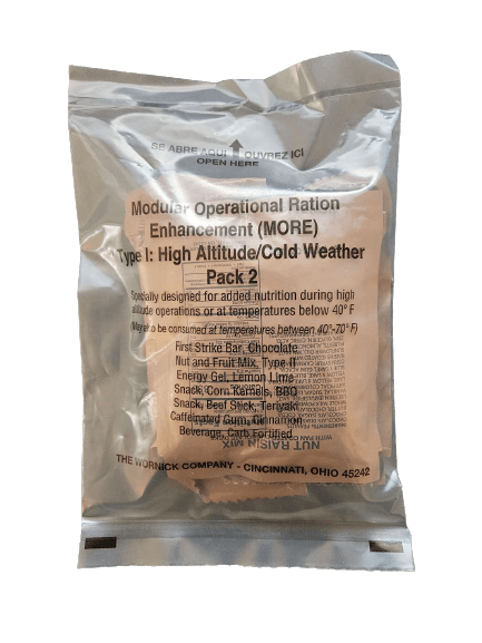Modular Operational Ration Enhancement [MORE] Rations - Type I ...