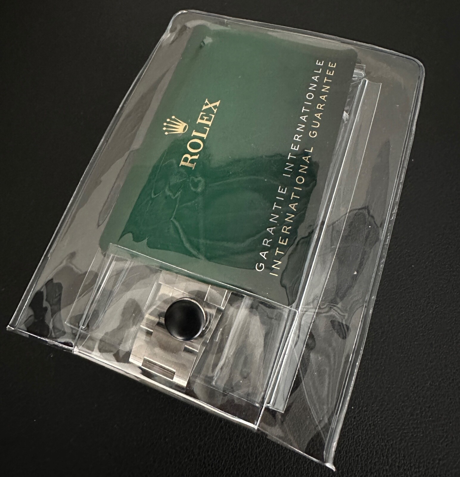 Clear Plastic Watch & Card Large Snap Pouch Case | eBay