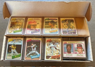 1980 Topps Complete Set-RICKEY HENDERSON ROOKIE RC/NOLAN RYAN/BRETT ...