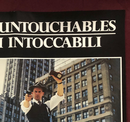 UNTOUCHABLES MOVIE POSTER ITALIAN 1987 KEVIN COSTNER ROOF | eBay