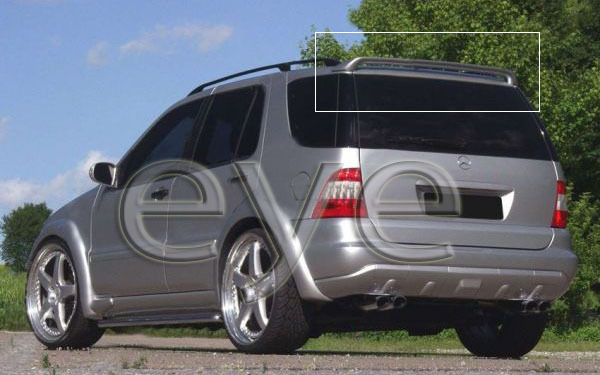 Mercedes ML W163 ( 1998-2005 ) REAR ROOF SPOILER | eBay