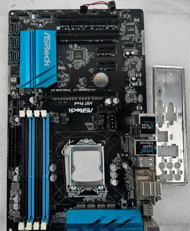 ASRock H97M PRO4 Intel LGA1150 DDR3 mATX Motherboard; Tested | eBay