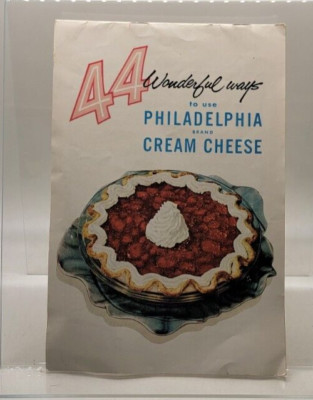 Kraft Kitchen 44 Ways to Use Philadelphia Cream Cheese Cookbook | eBay