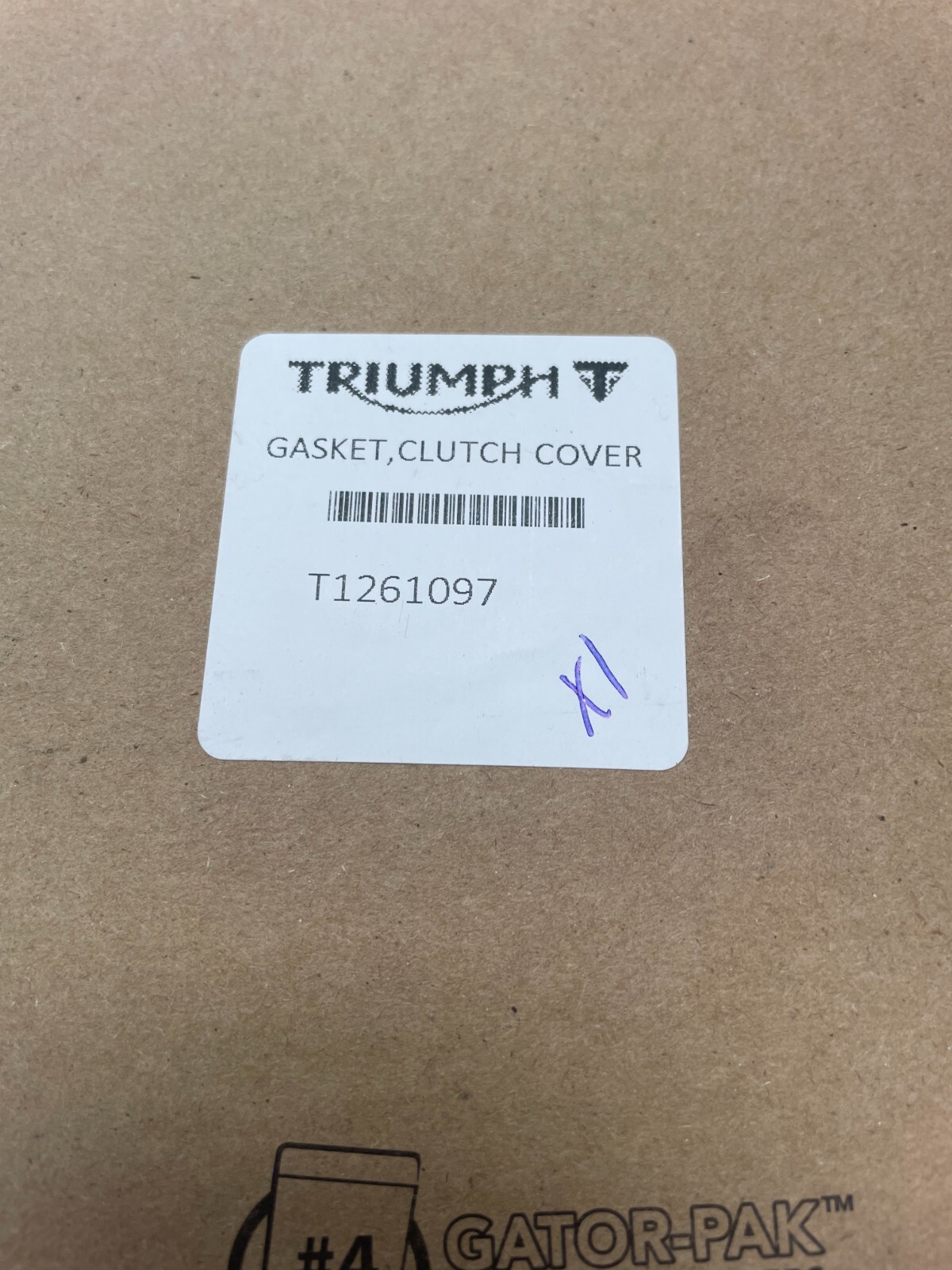 2009 Triumph Speed Triple 1050 Engine Clutch Cover Gasket OEM T1261097 ...